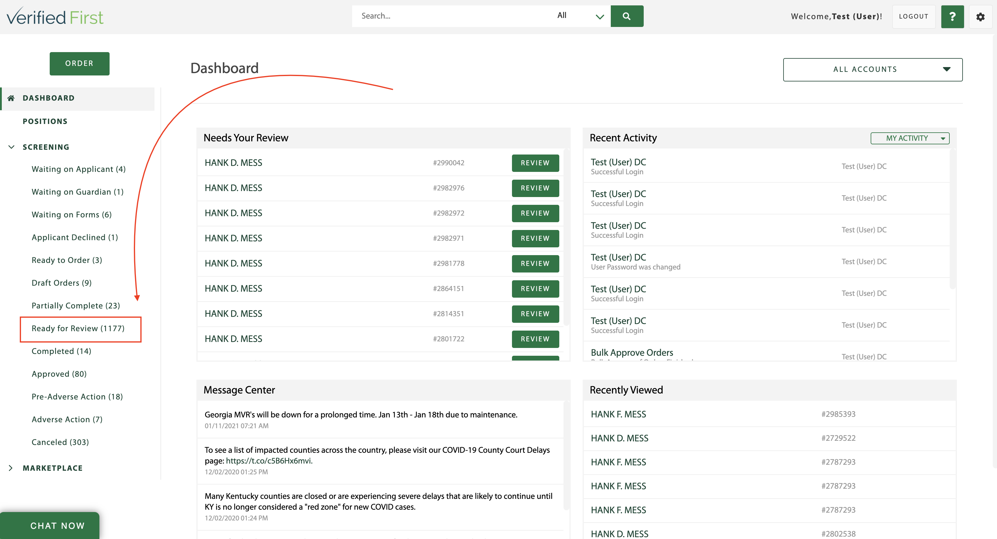 Bulk Actions Functionality Client Resource Center 4264
