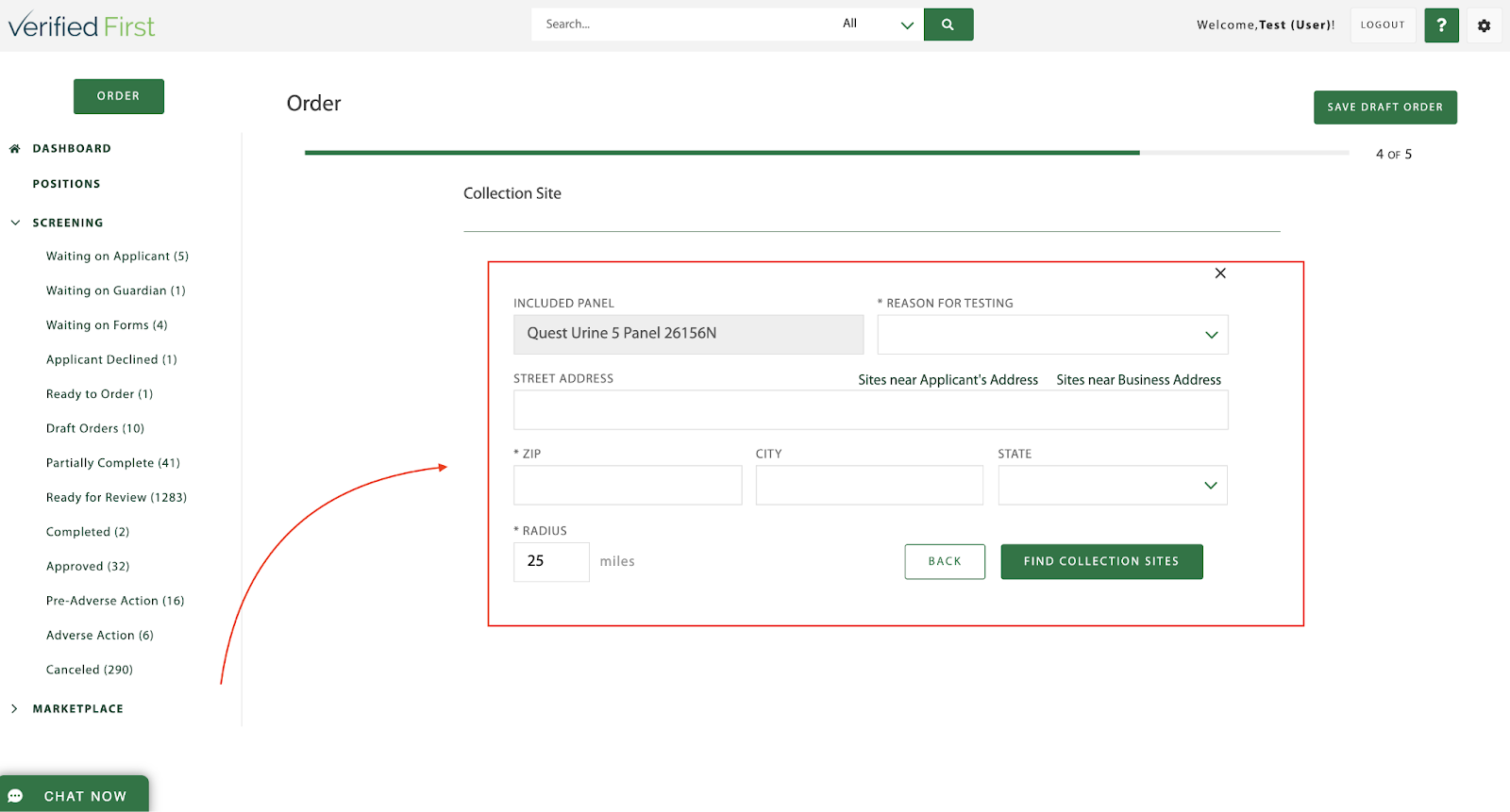 Quest Ordering Process – Client Resource Center